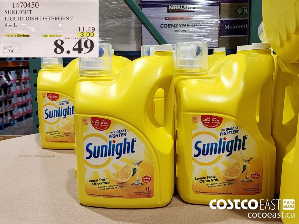 1470450 SUNLIGHT LIQUID DISH DETERGENT 4 4L 3 00 INSTANT SAVINGS ...