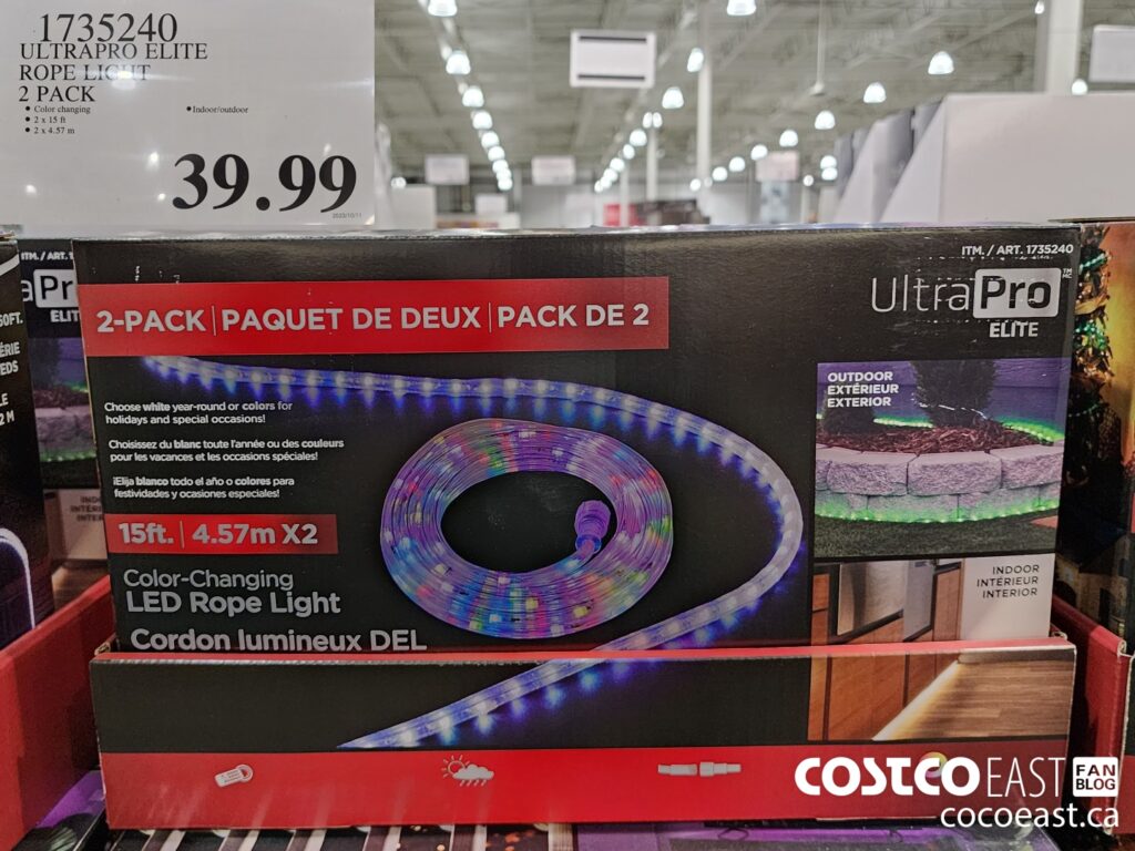1735240 ULTRAPRO ELITE ROPE LIGHT 2 PACK 39 99 - Costco East Fan Blog