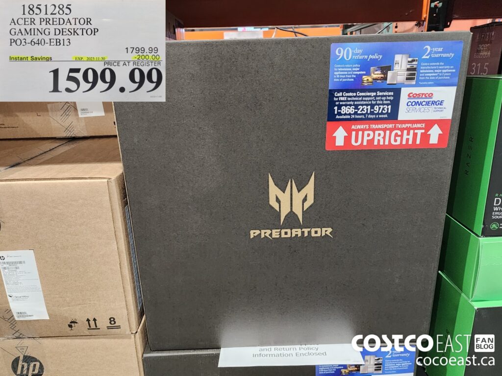 1851285 ACER PREDATOR GAMING DESKTOP P03 640 EB13 200 00 INSTANT ...
