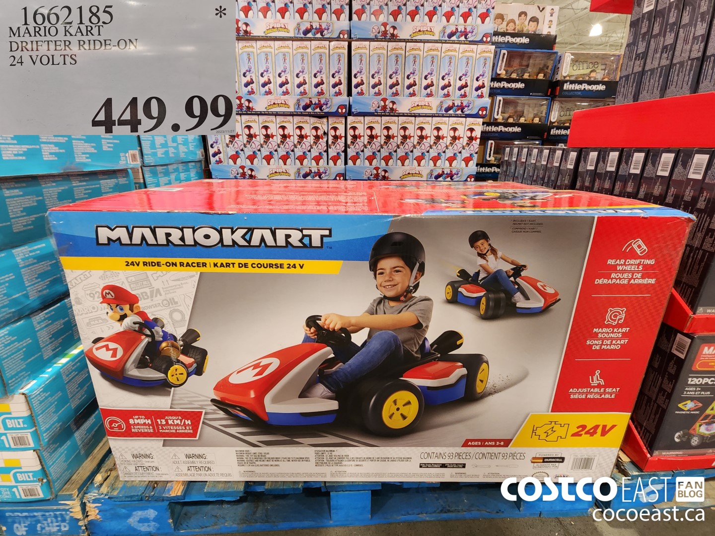 1662185 MARIO KART DRIFTER RIDE ON 24 VOLTS 449 99 - Costco East Fan Blog