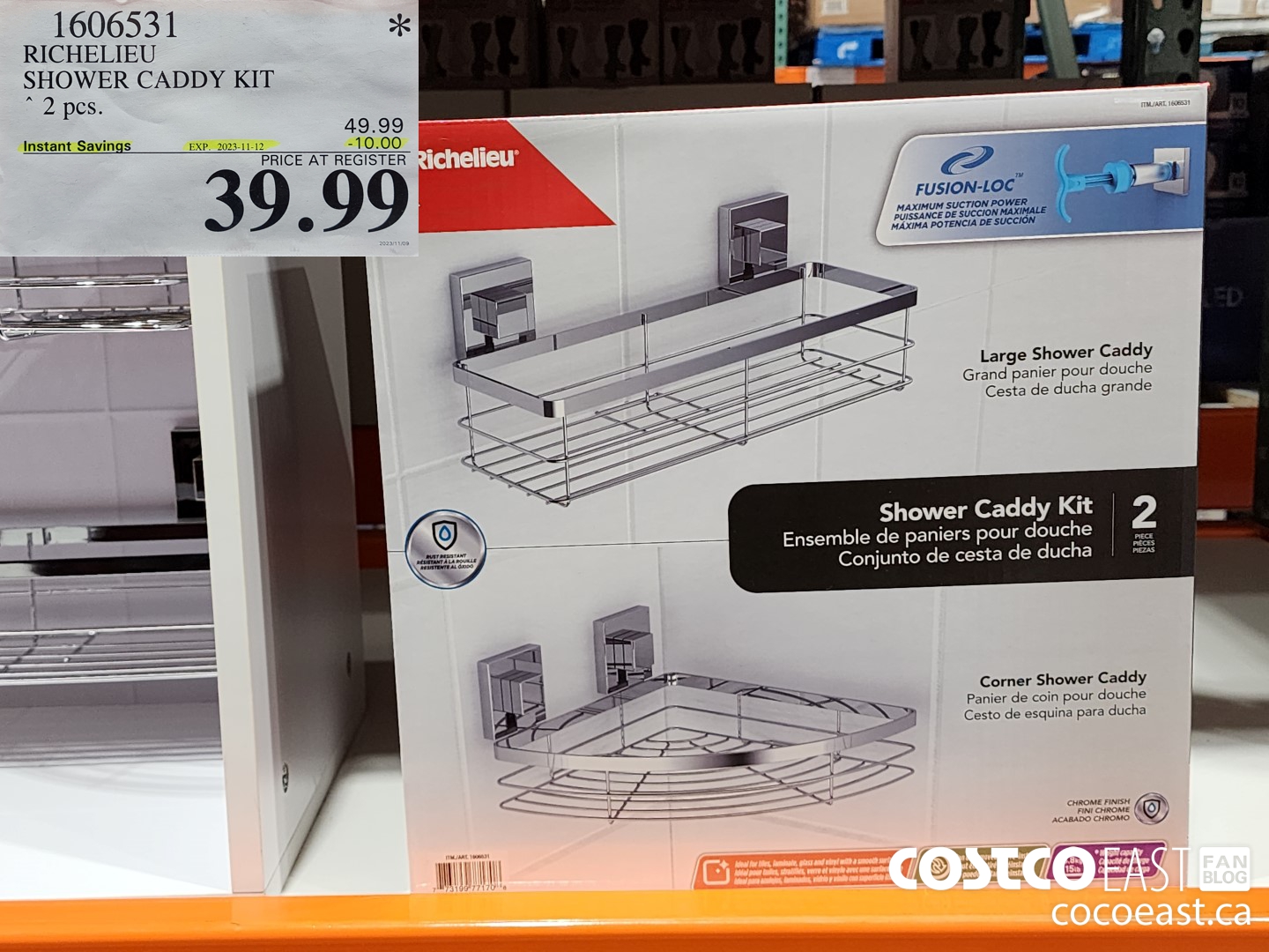 1606531 RICHELIEU SHOWER CADDY KIT 2 PCS 10 00 INSTANT SAVINGS EXPIRES ...