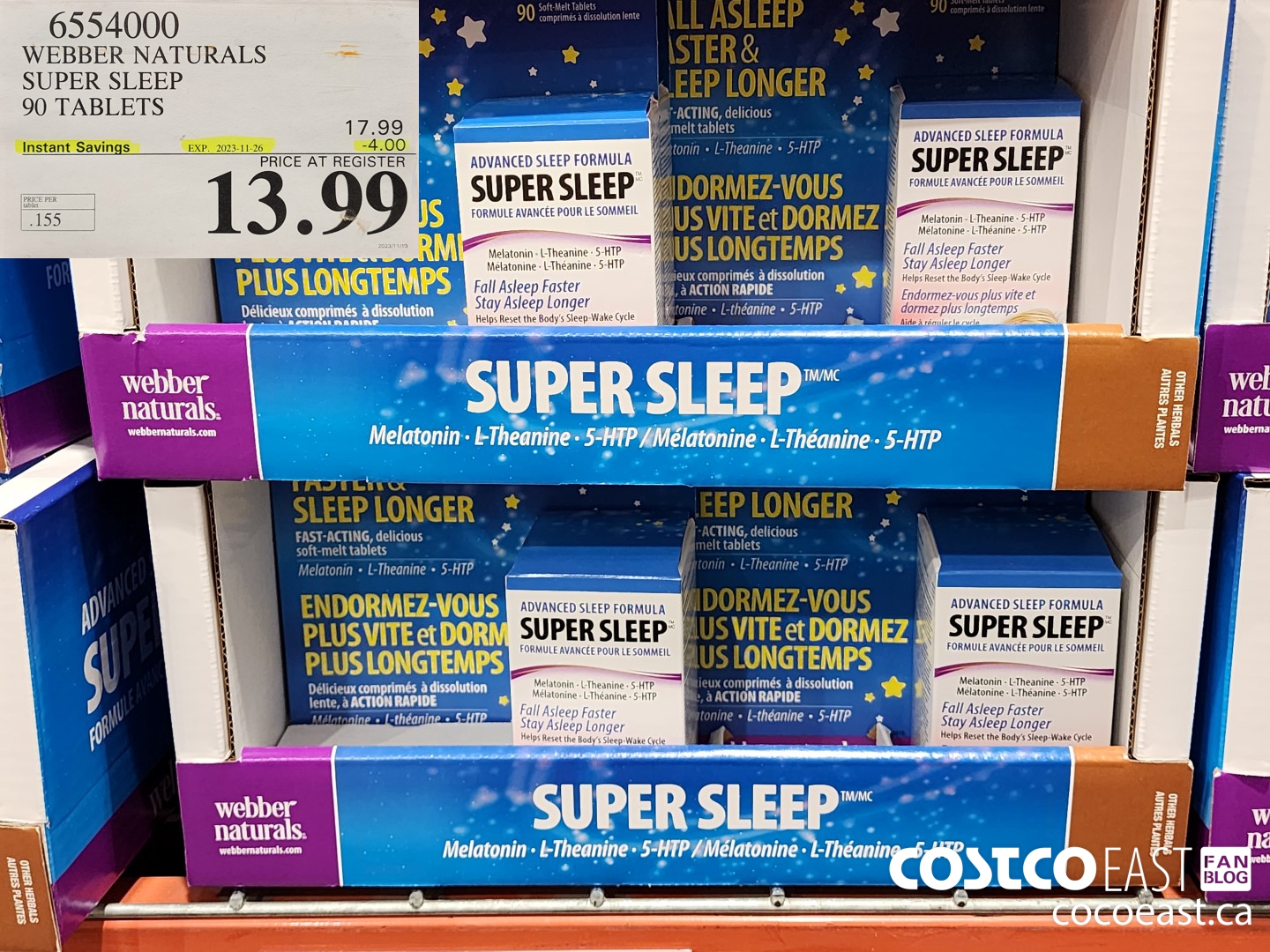 6554000 WEBBER NATURALS SUPER SLEEP 90 TABLETS 4 00 INSTANT SAVINGS ...