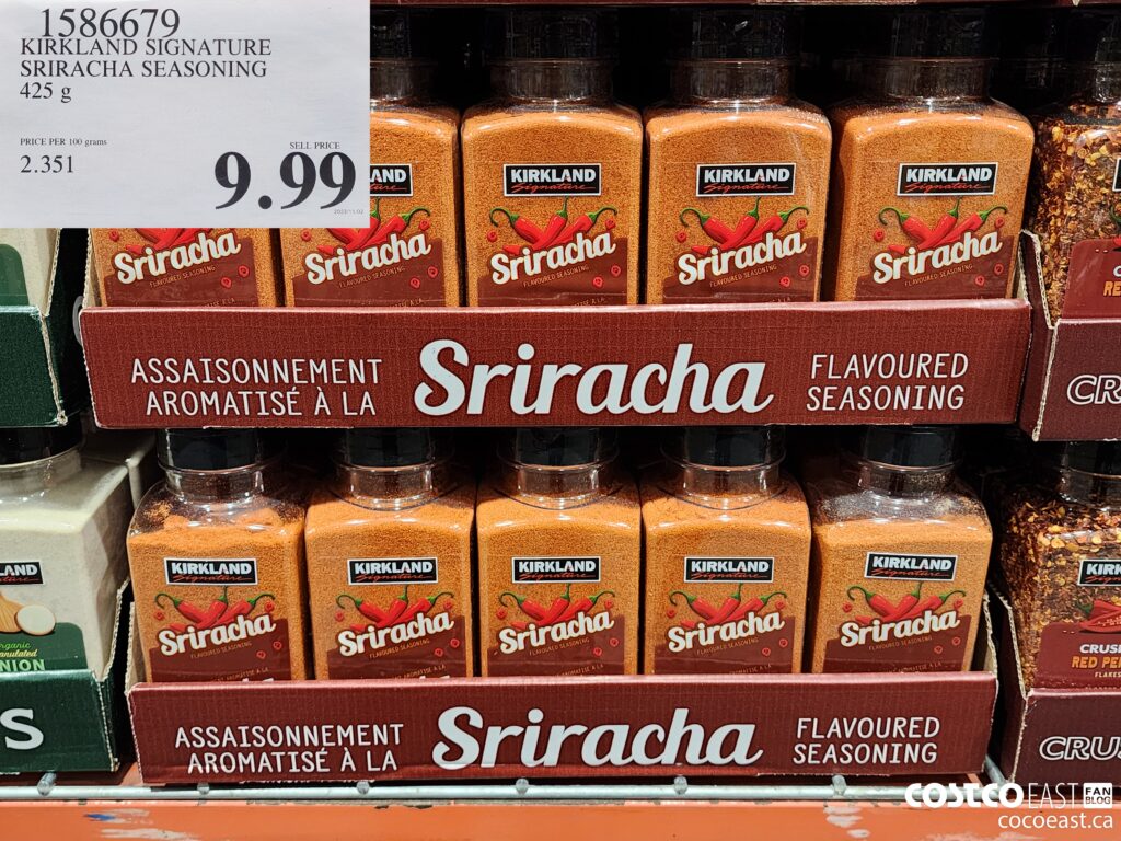 1586679 KIRKLAND SIGNATURE SRIRACHA SEASONING 425 g 9 99 - Costco East ...