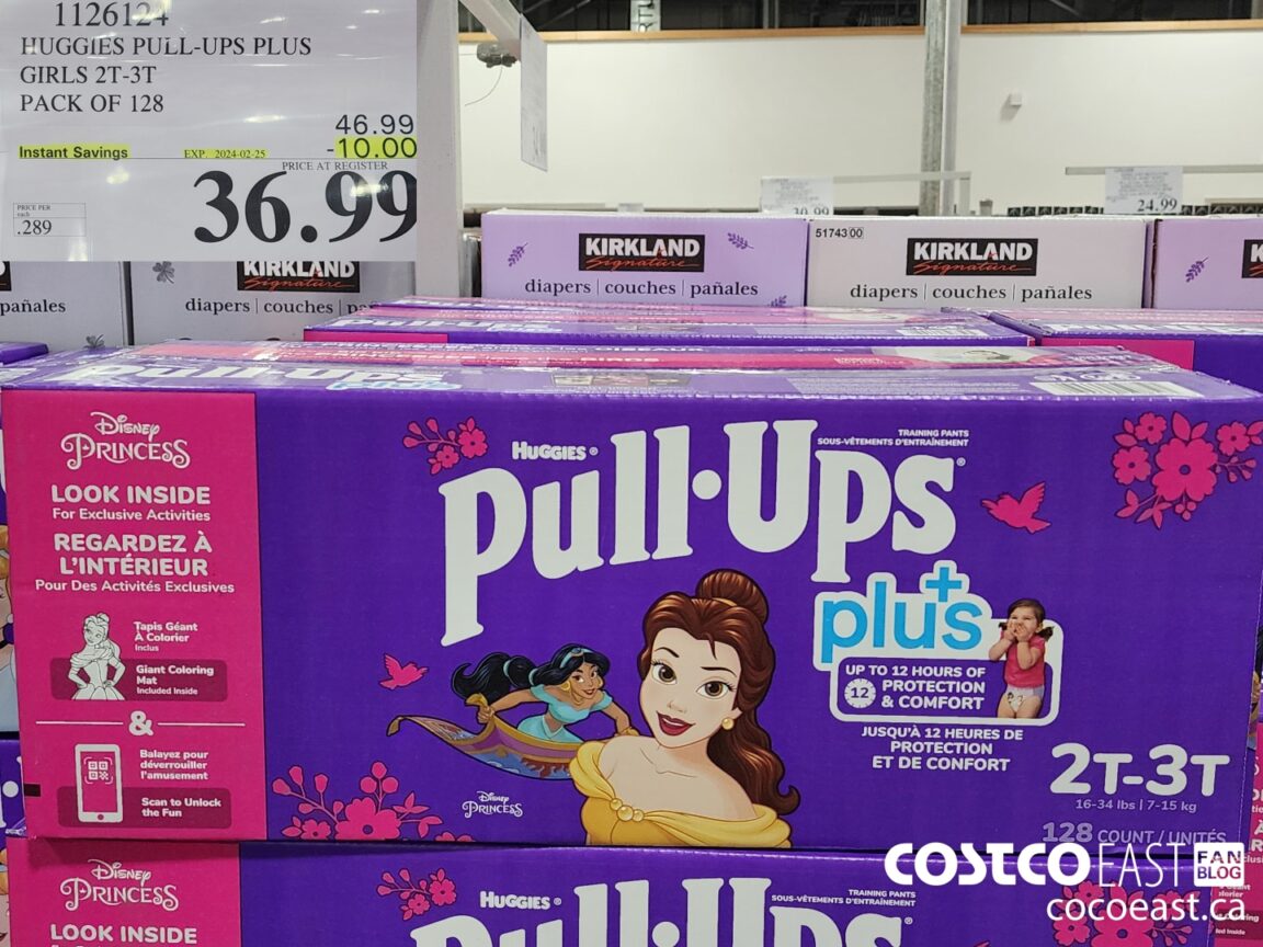 1126124 HUGGIES PULL UPS PLUS GIRLS 2T 3T PACK OF 128 10 00 INSTANT ...