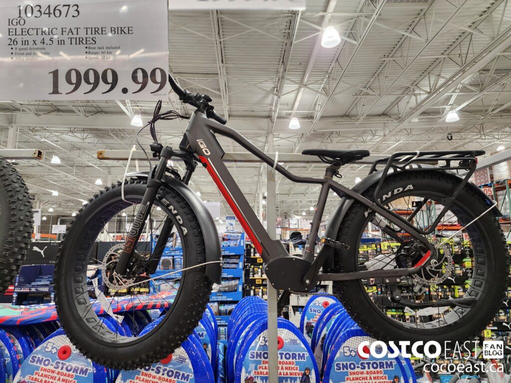 1034673 IGO ELECTRIC FAT TIRE BIKE 26 in x 4 5 in TIRES 1999 99 - Costco East Fan Blog