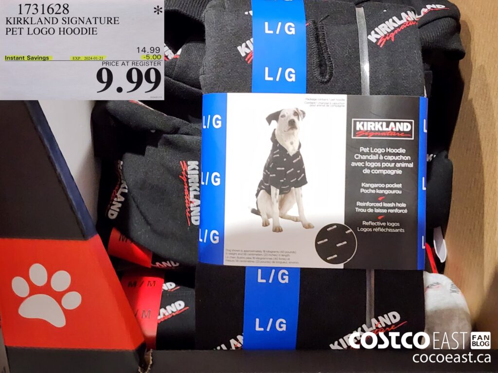 1731628 KIRKLAND SIGNATURE PET LOGO HOODIE 5 00 INSTANT SAVINGS EXPIRES ...