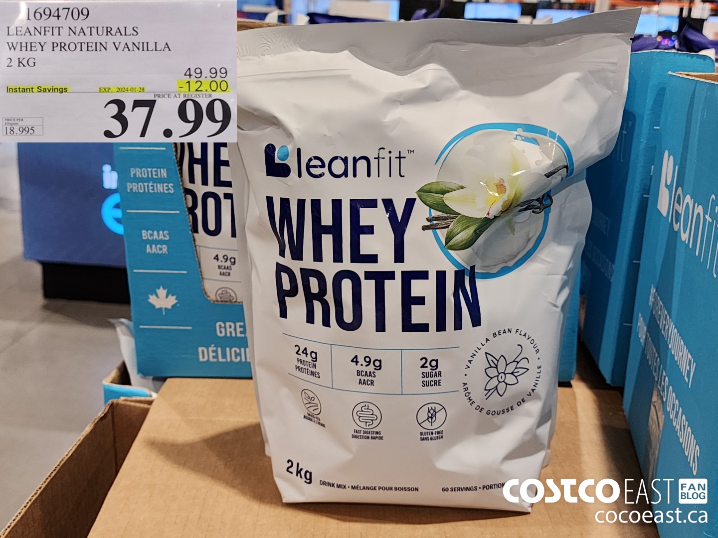 1694709 LEANFIT NATURALS WHEY PROTEIN VANILLA 2KG 12 00 INSTANT SAVINGS ...