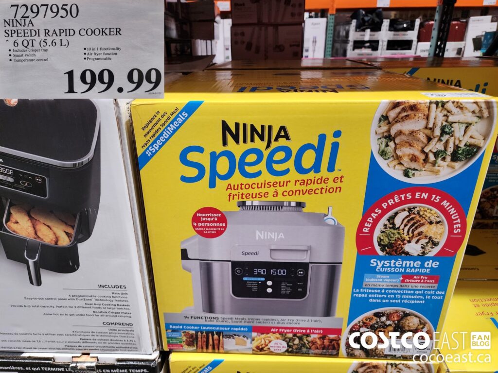 7297950 NINJA SPEEDI RAPID COOKER 6 QT 5 6 L 199 99 - Costco East Fan Blog