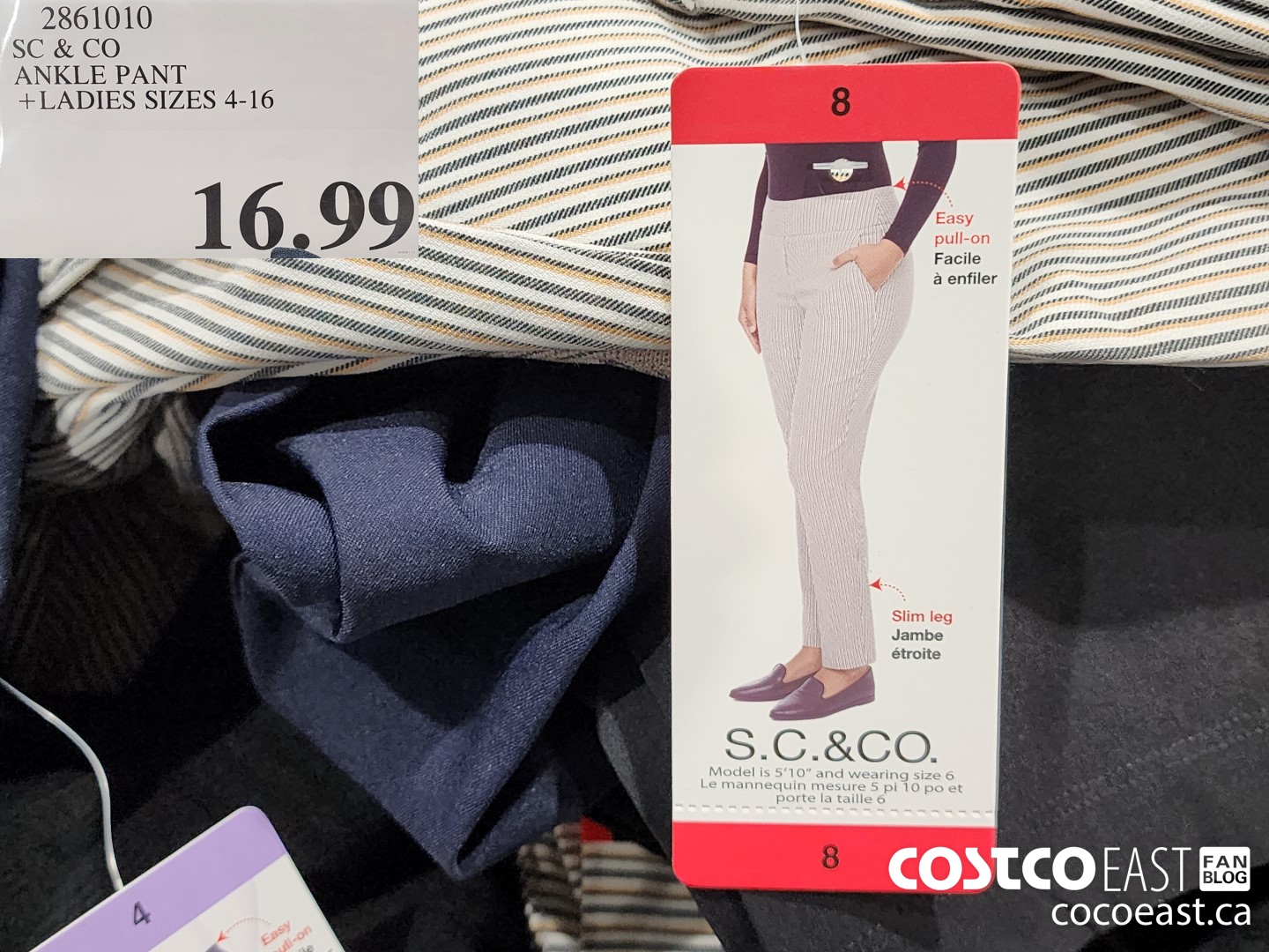 2861010 SC CO ANKLE PANT LADIES SIZES 4 16 16 99 - Costco East Fan Blog