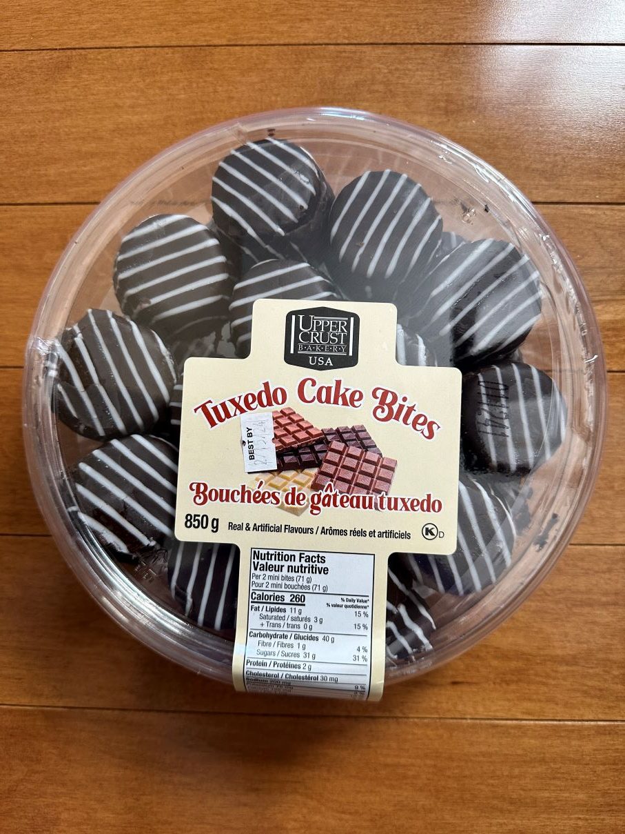 Natalie reviews: Upper Crust Bakery Tuxedo Bites - Costco East Fan Blog