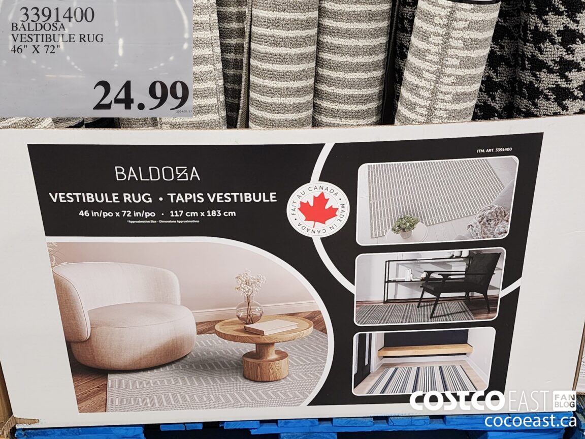 3391400 BALDOSA VESTIBULE RUG 46 X 72 24 99 - Costco East Fan Blog