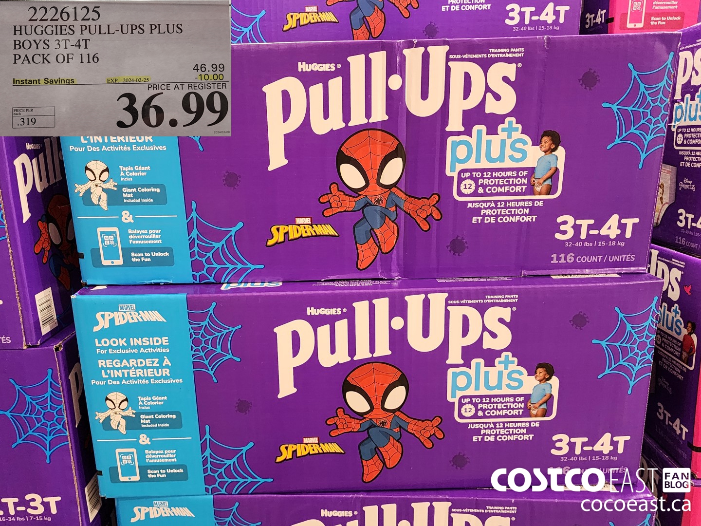 2226125 HUGGIES PULL UPS PLUS BOYS 3T 4T PACK OF 116 10 00 INSTANT ...