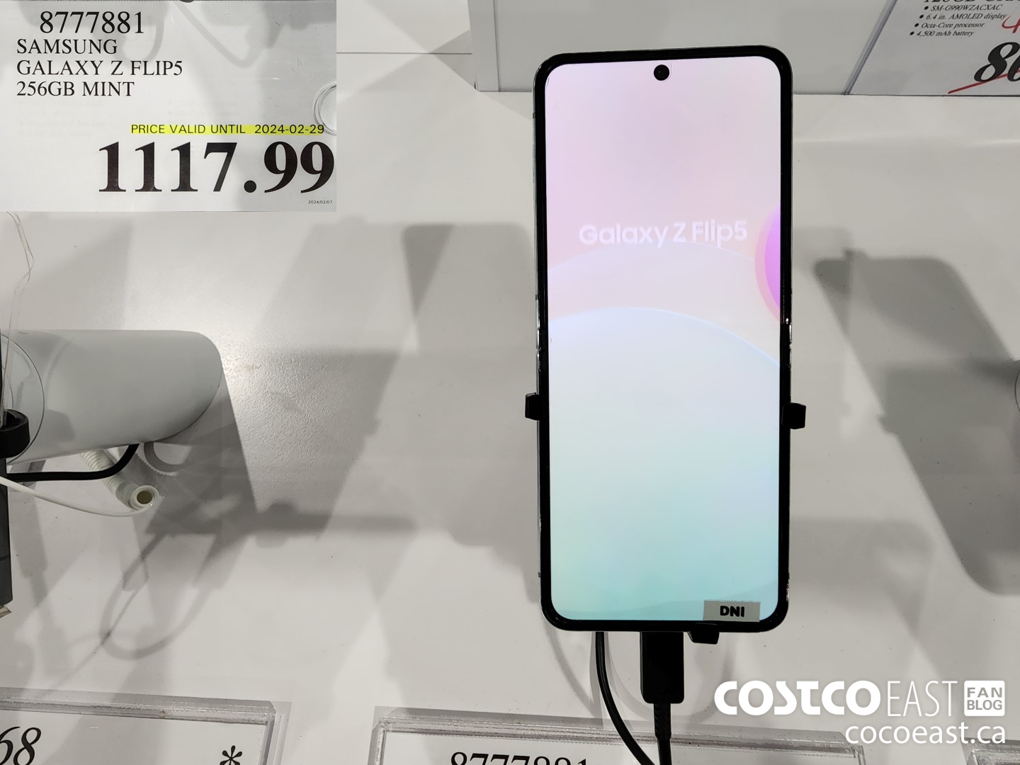8777881 SAMSUNG GALAXY Z FLIPS5 256GB MINT 1117 99 - Costco East Fan Blog