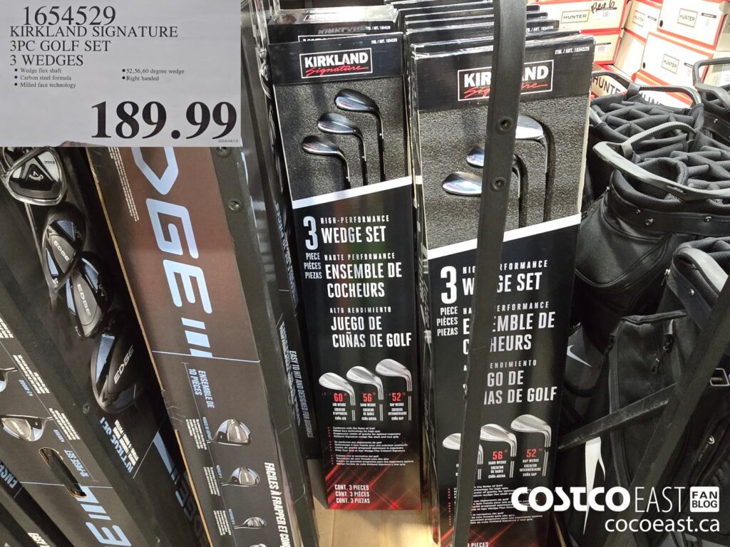 1654529 KIRKLAND SIGNATURE 3PC GOLF SET 3 WEDGES 189 99 - Costco East ...