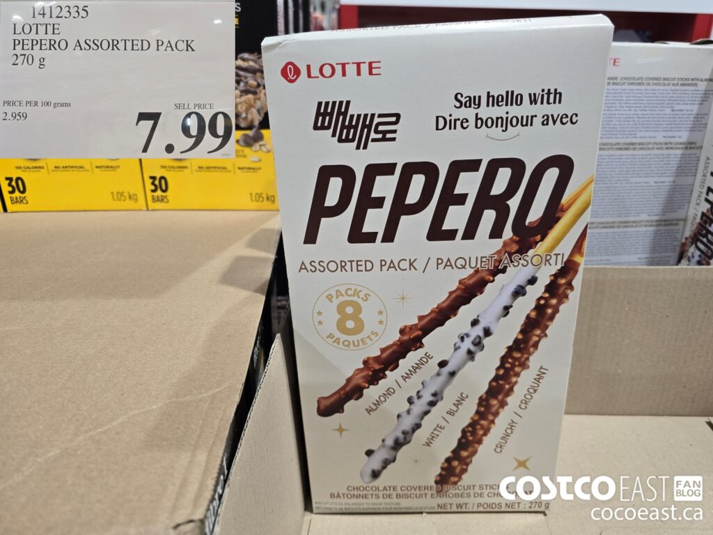 1412335 LOTTE PEPERO ASSORTED PACK 270 g 7 99 - Costco East Fan Blog