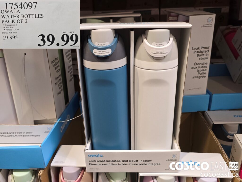 1754097 OWALA WATER BOTTLES PACK OF 2 39 99 - Costco East Fan Blog