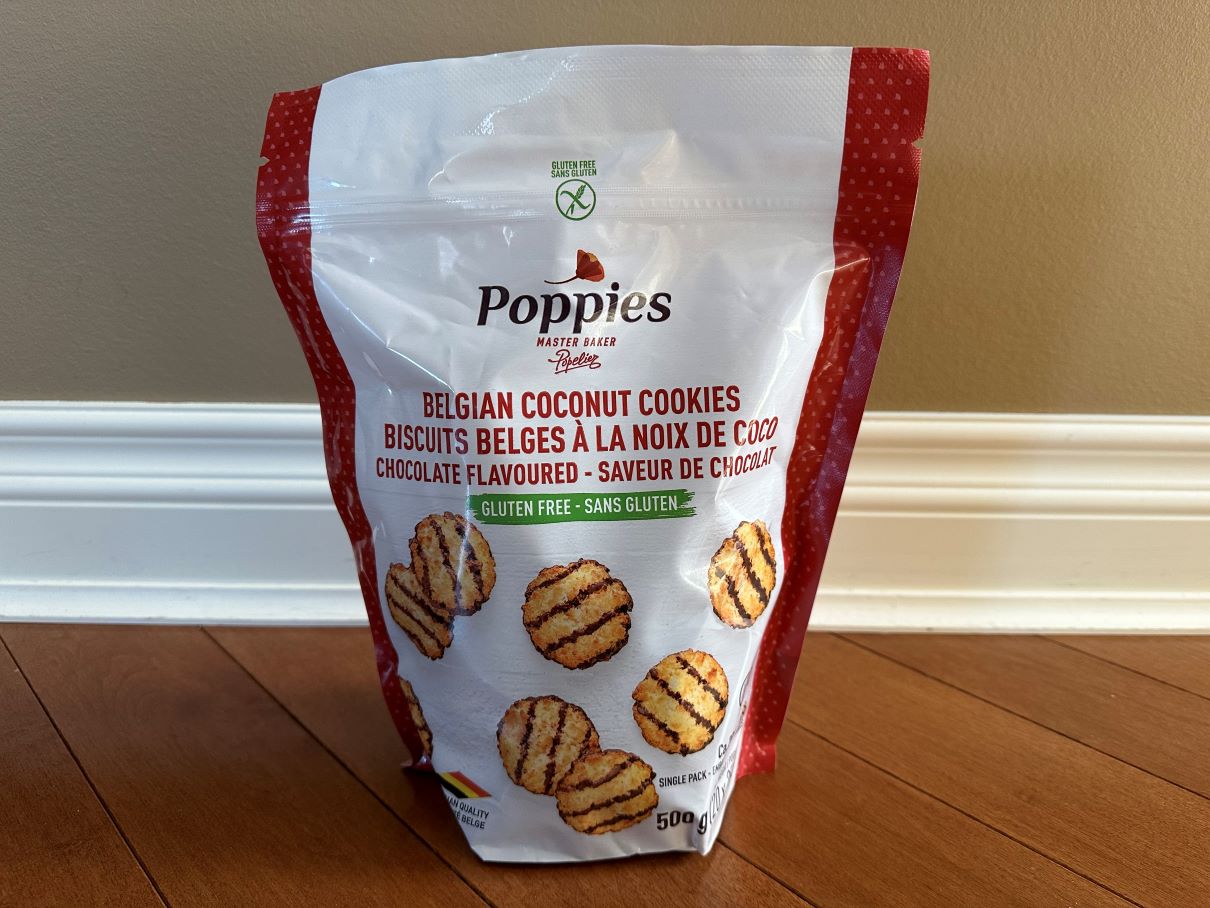 Natalie reviews: Poppies Chocolate Flavoured Belgian Coconut Cookies ...