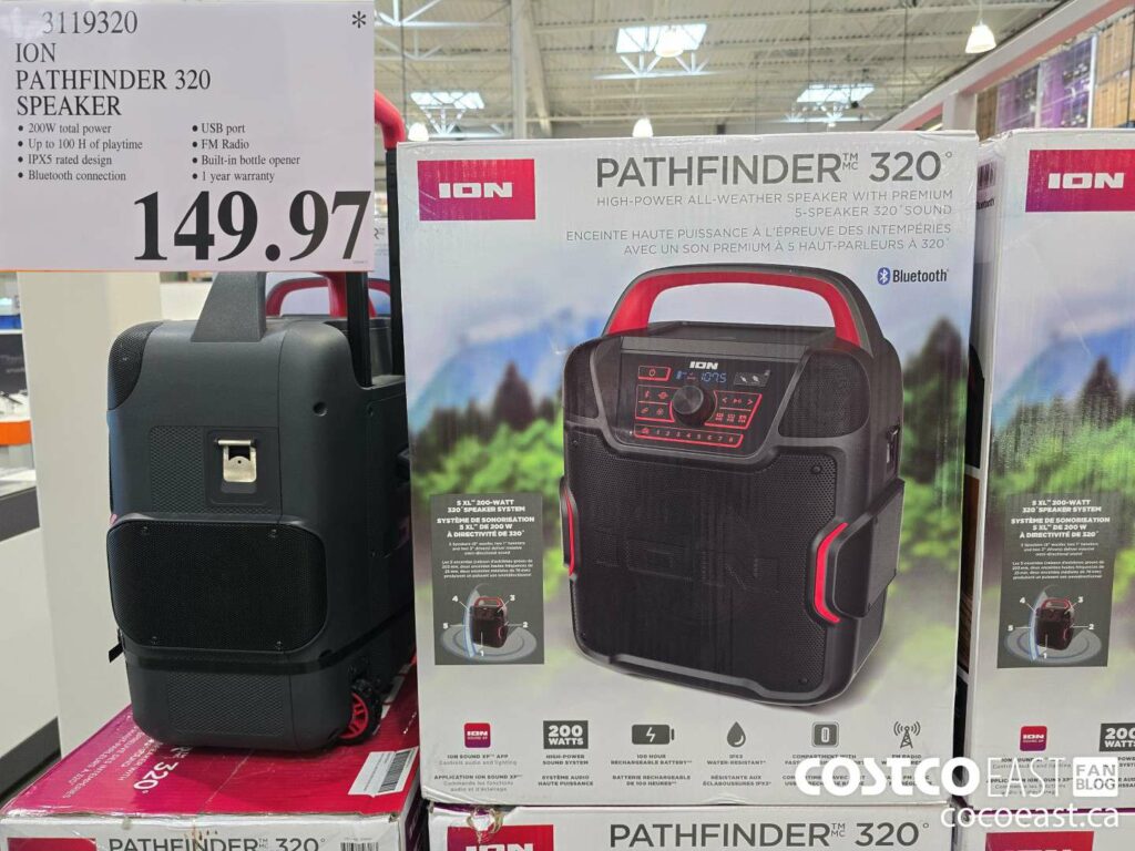 3119320 ION PATHFINDER 320 SPEAKER 149 97 - Costco East Fan Blog