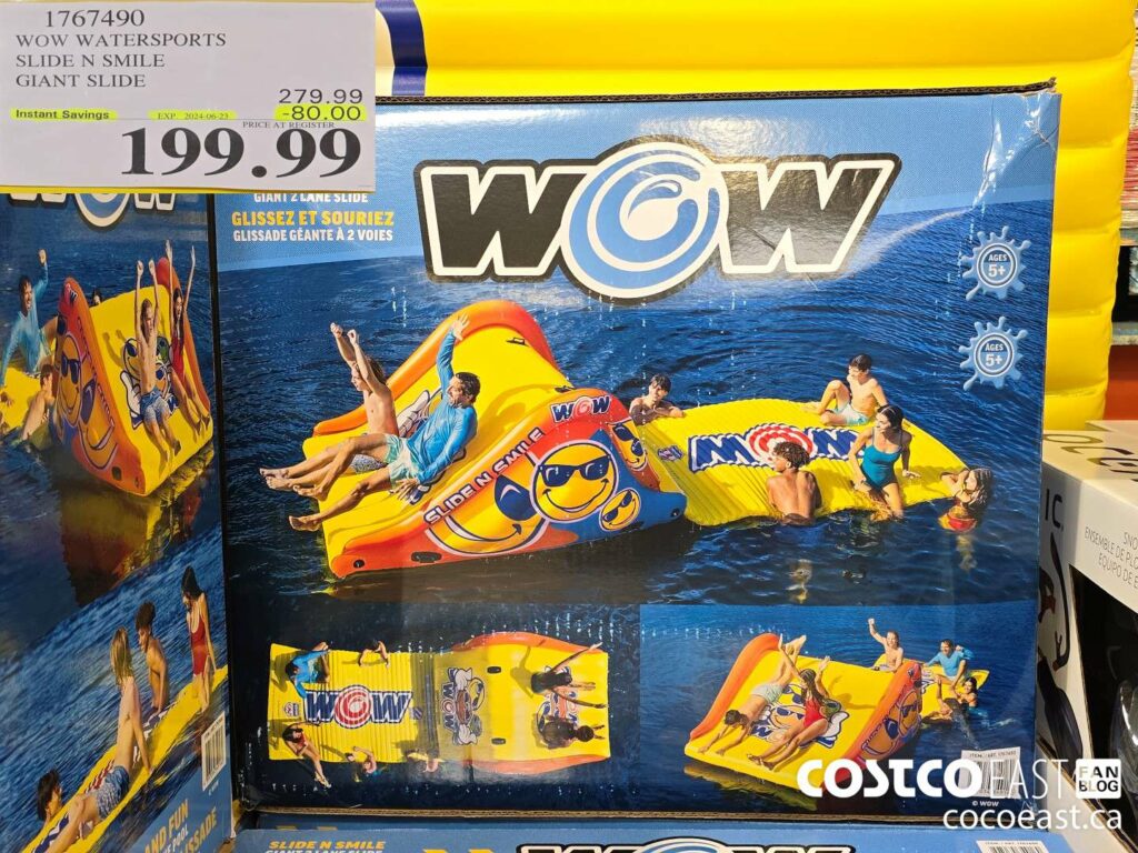 1767490 WOW WATERSPORTS SLIDE N SMILE GIANT SLIDE 80 00 INSTANT SAVINGS ...