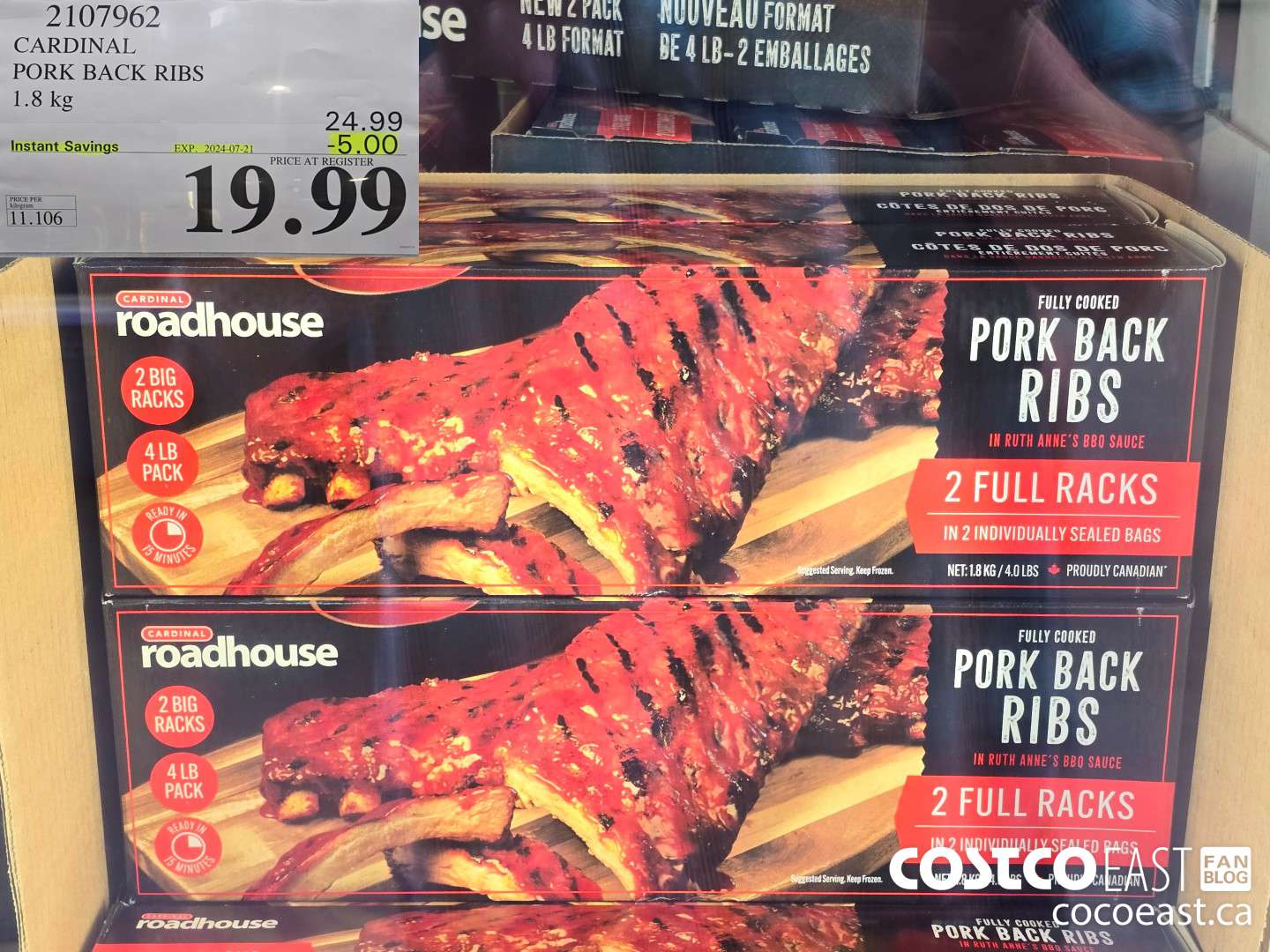 2107962 CARDINAL PORK BACK RIBS 1 8 kg 5 00 INSTANT SAVINGS EXPIRES ON ...