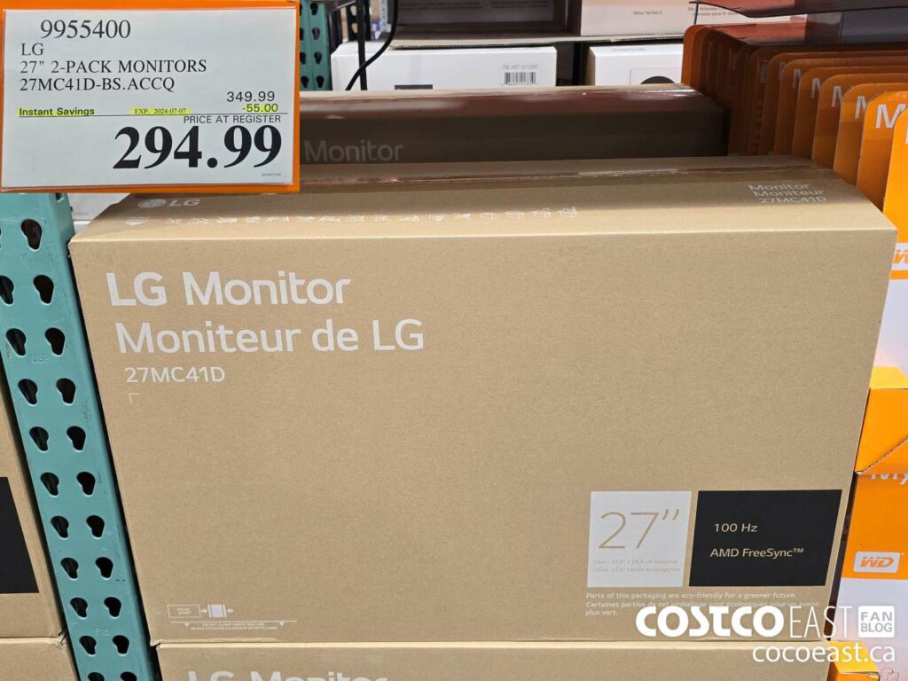 995540 LG 27 2 PACK MONITORS 27MC41D BS ACCQ 55 00 INSTANT SAVINGS ...