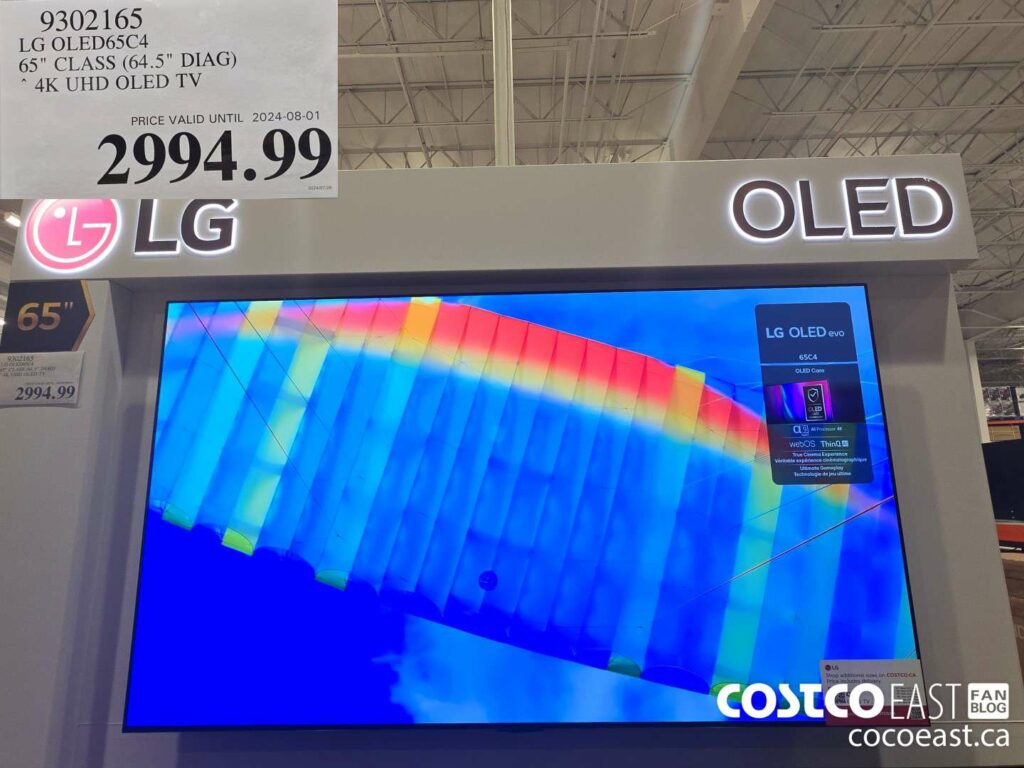 9302165 LG OLED65C4 65 CLASS 64 5 DIAG 4K UHD OLED TV 2994 99 - Costco ...