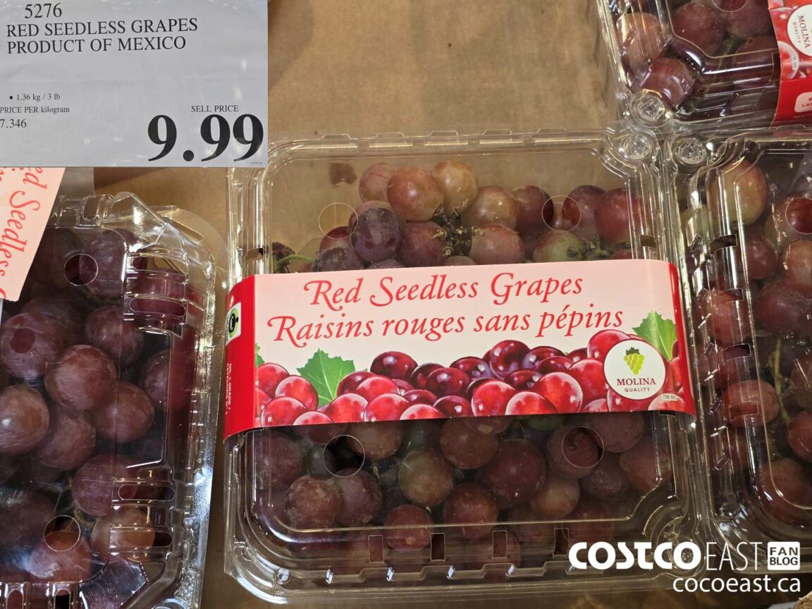 5276 RED SEEDLESS GRAPES PRODUCT OF MEXICO 9 99 - Costco East Fan Blog