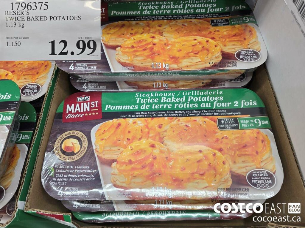 1796305 RESER S TWICE BAKED POTATOES 1 13 kg 12 99 - Costco East Fan Blog