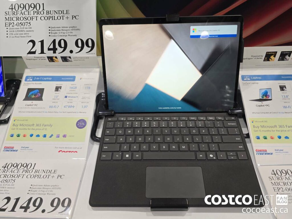 4090901 SURFACE PRO BUNDLE MICROSOFT COPILOT PC EP2 05075 2149 99 ...