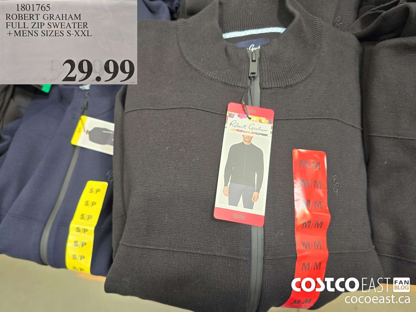 1801765 ROBERT GRAHAM FULL ZIP SWEATER MENS SIZES S XXL 29 99 - Costco ...