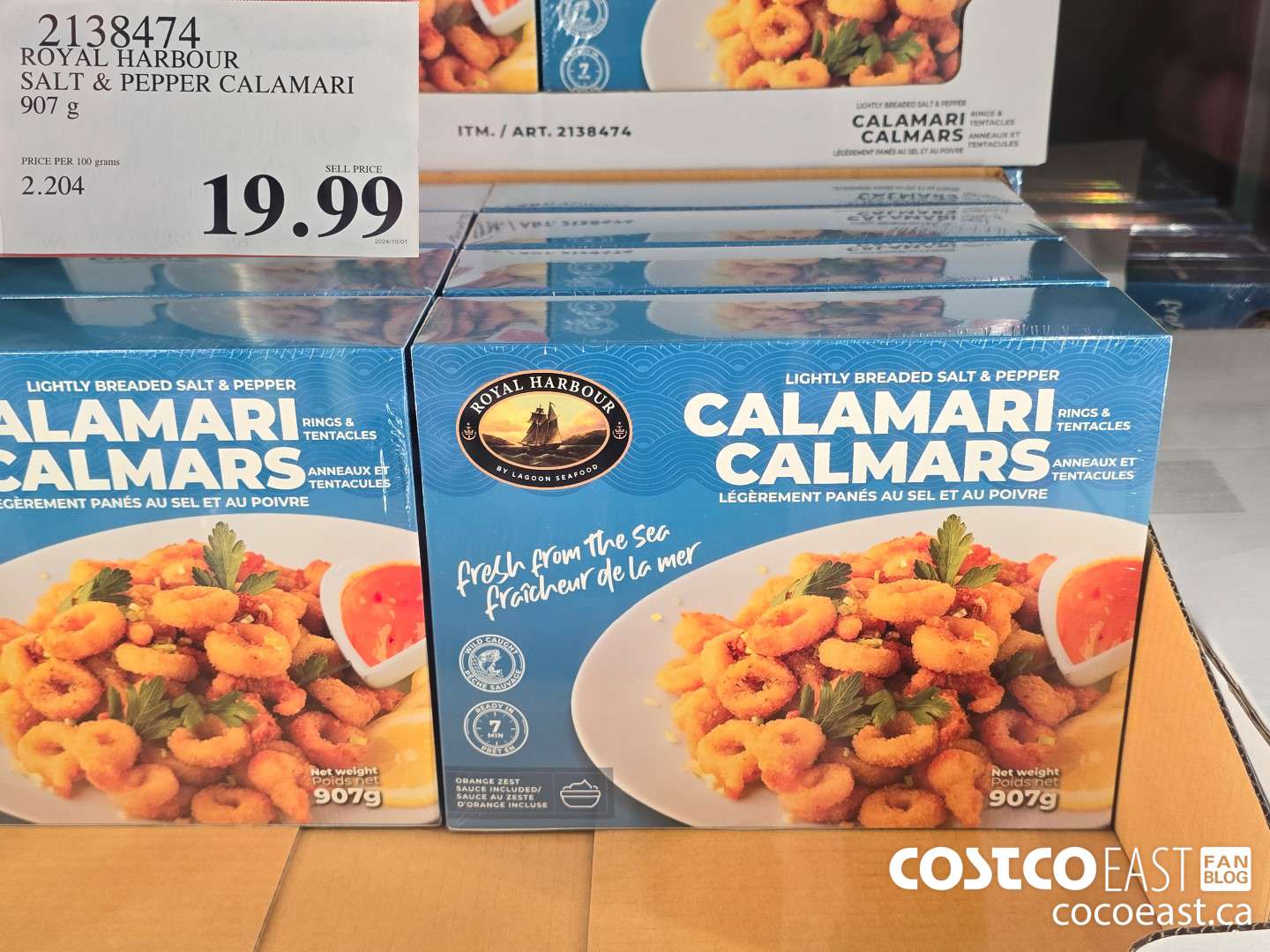 2138474 ROYAL HARBOUR SALT PEPPER CALAMARI 907 g 19 99 - Costco East ...