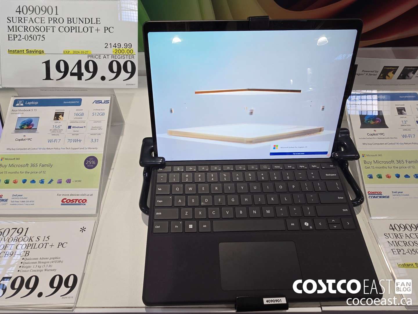 4090901 SURFACE PRO BUNDLE MICROSOFT COPILOT PC EP2 05075 200 00 ...