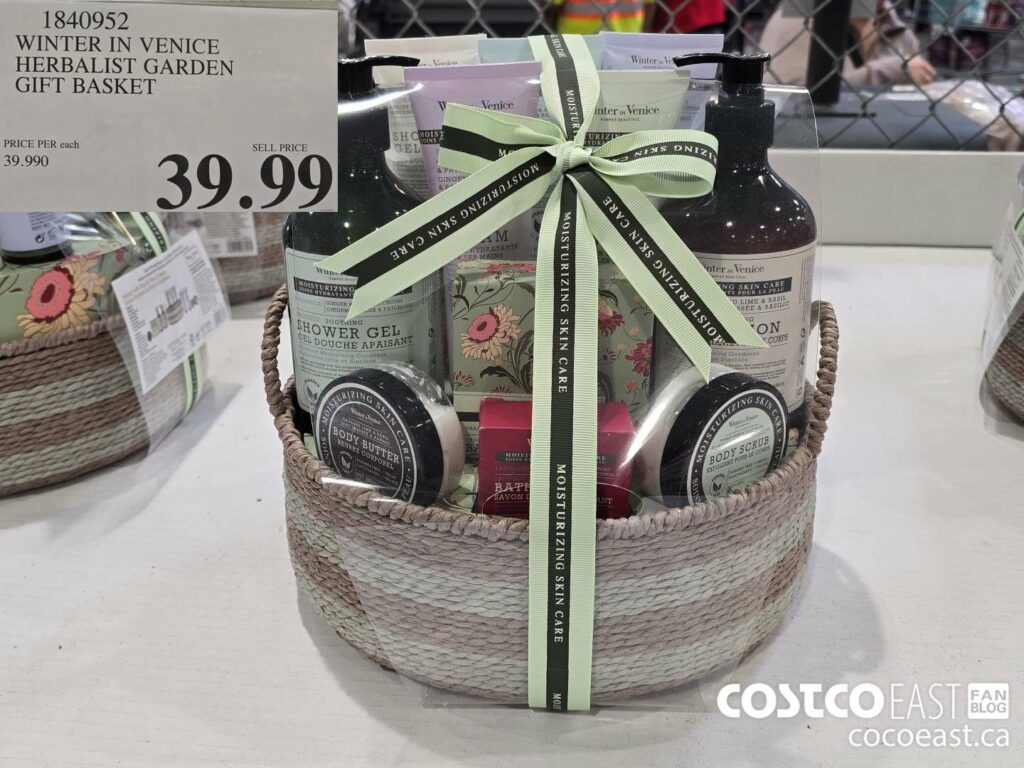 1840952 WINTER IN VENICE HERBALIST GARDEN GIFT BASKET 39 99 - Costco ...