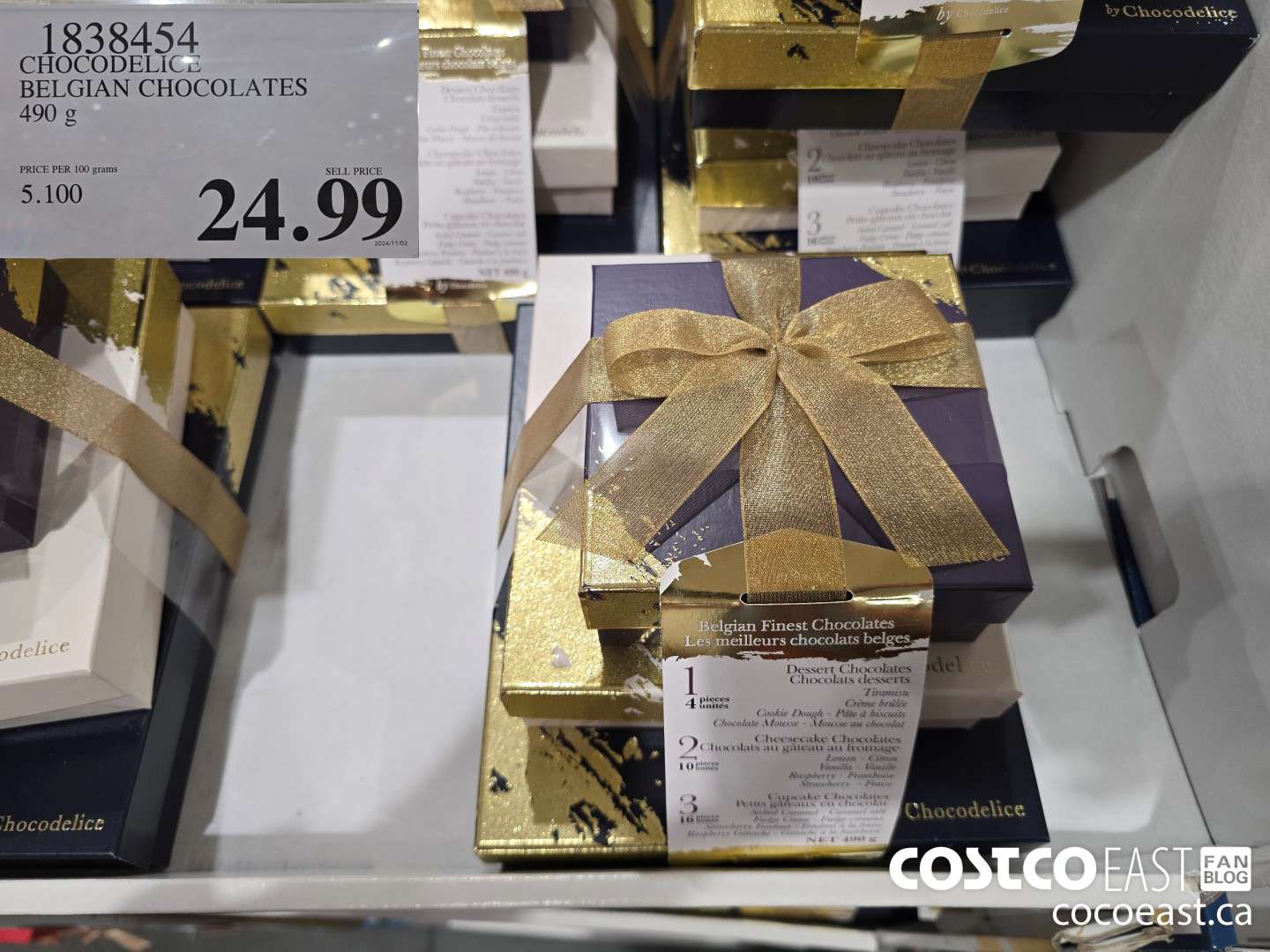 1838454 CHOCODELIC BELGIAN CHOCOLATES 490 g 24 99 - Costco East Fan Blog