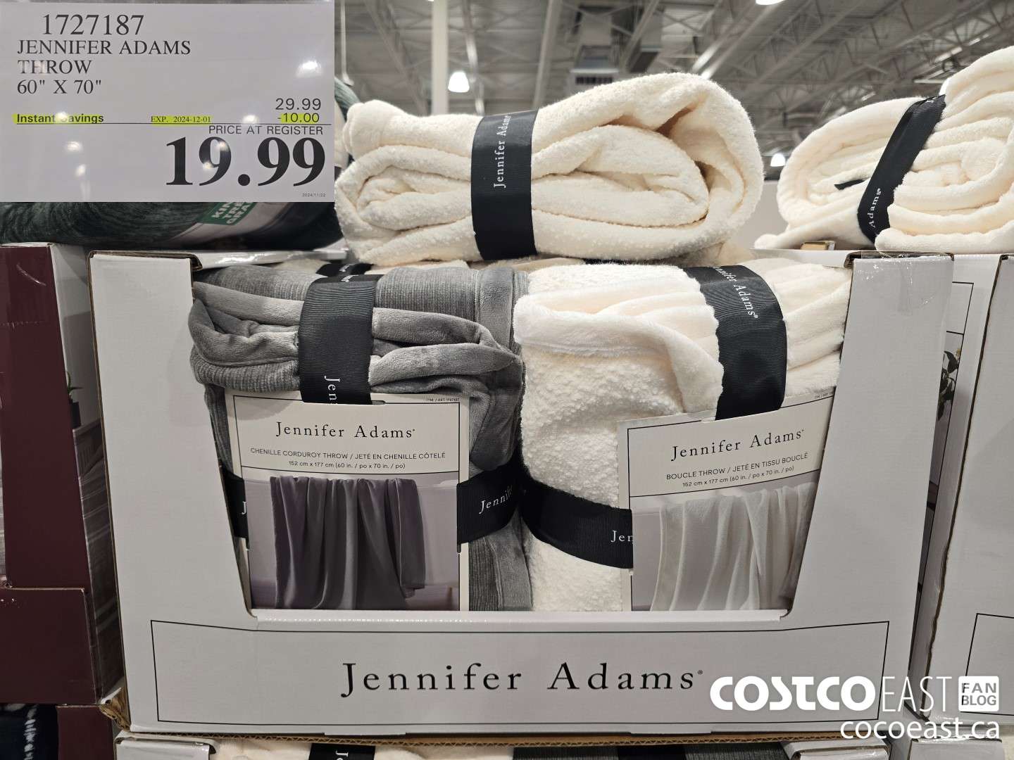 1727187 JENNIFER ADAMS THROW 60 X 70 10 00 INSTANT SAVINGS EXPIRES ON ...