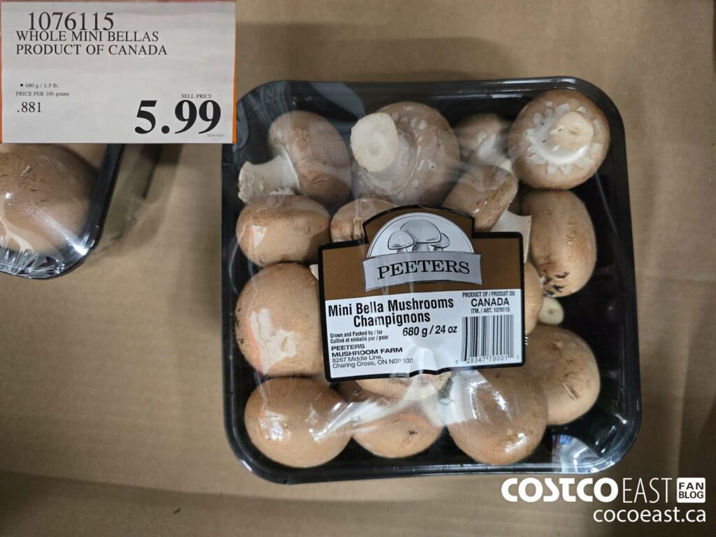 1076115 WHOLE MINI BELLAS PRODUCT OF CANADA 5 99 - Costco East Fan Blog