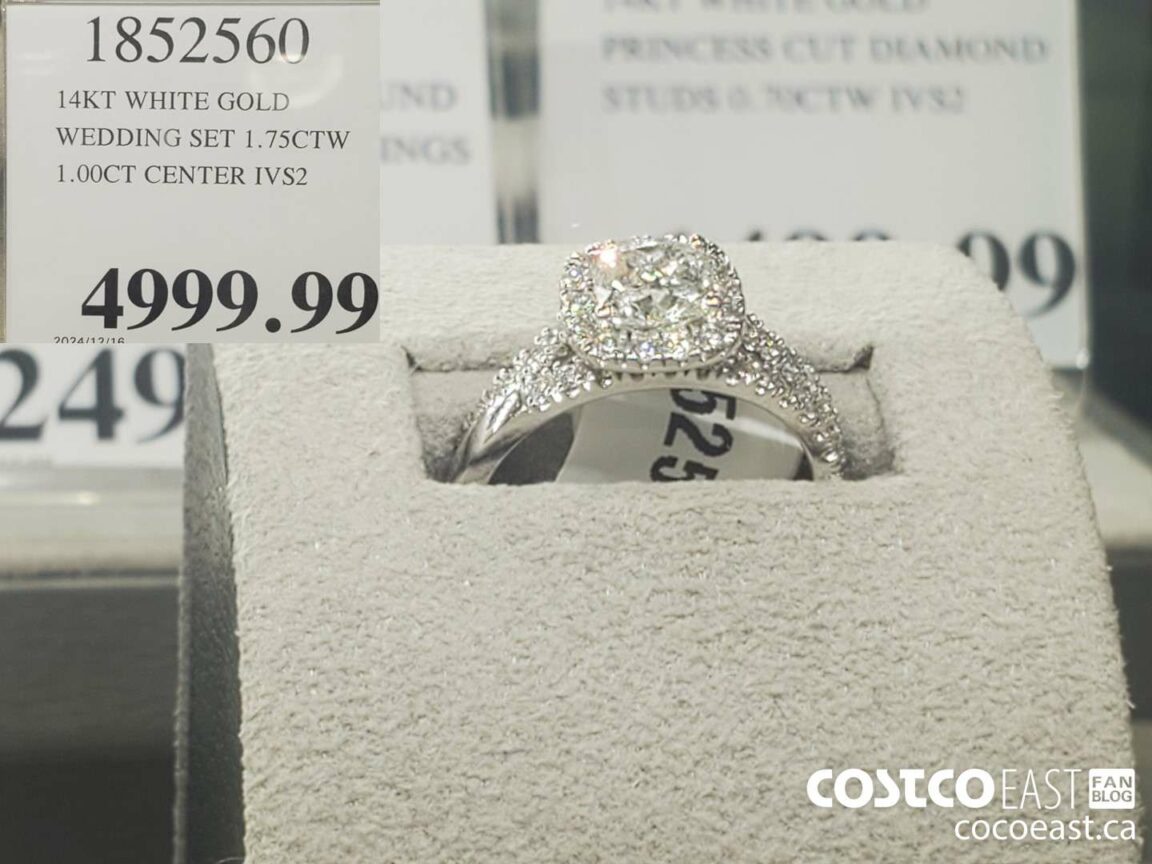 1852560 14KT WHITE GOLD WEDDING SET 1 75CTW 1 QOCT CENTER IVS2 4999 99 ...