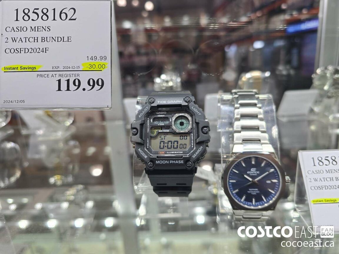 1858162 CASIO MENS 2 WATCH BUNDLE COSFD2024F 30 00 INSTANT SAVINGS ...