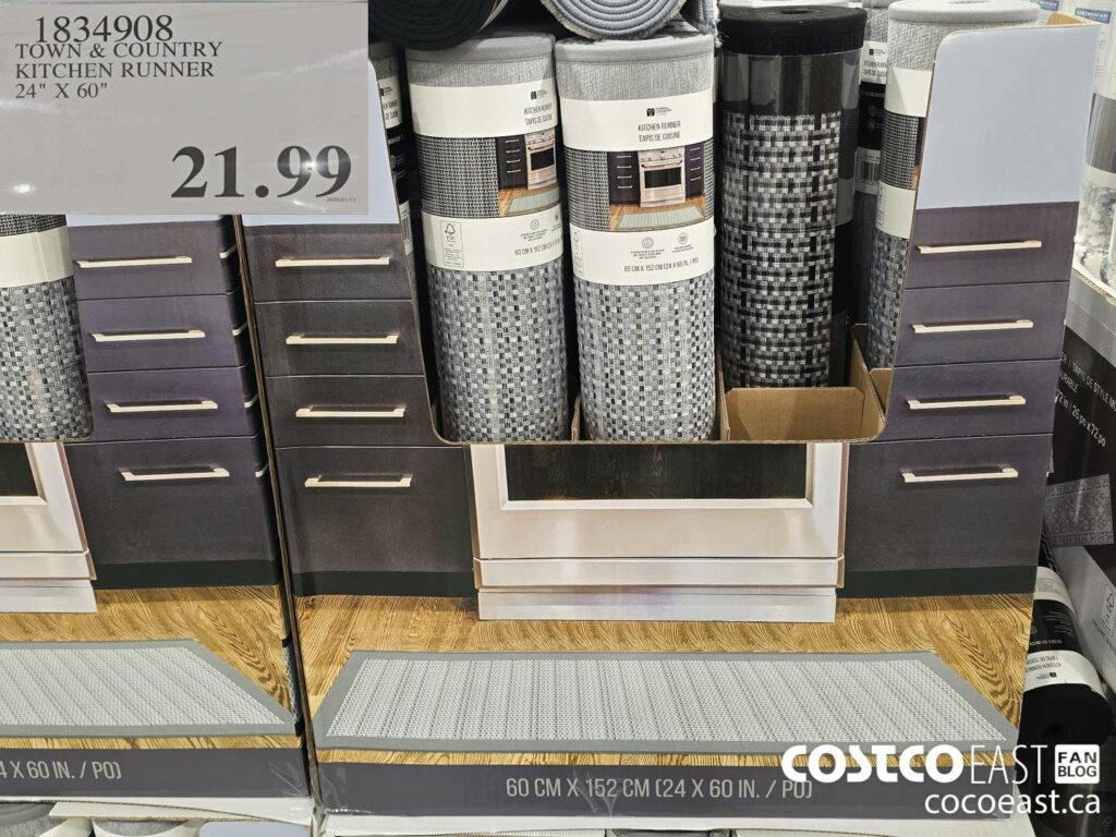 1834908 TOWN COUNTRY KITCHEN RUNNER 24 X 60 21 99 - Costco East Fan Blog