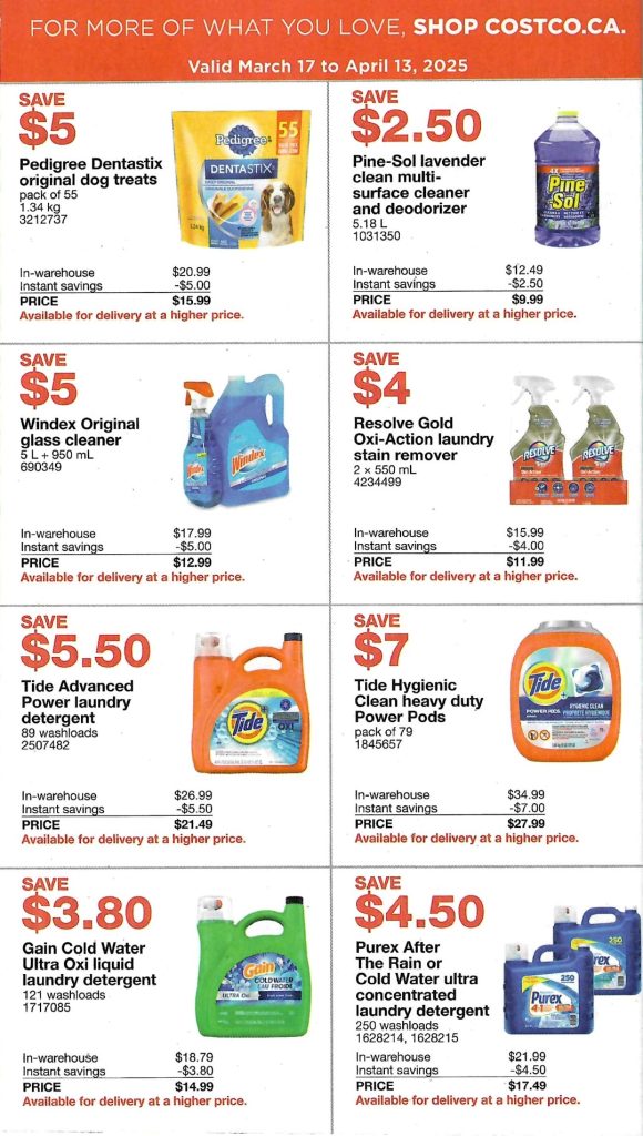 Costco Canada March 17 - April 13 2025 Flyer Preview! - Costco East Fan ...