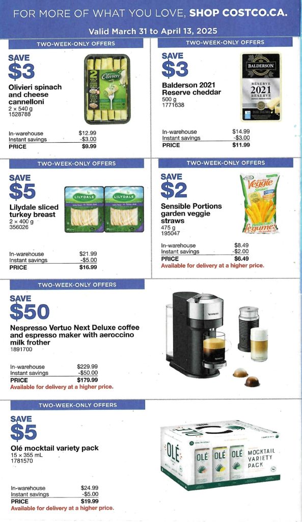 Costco Canada March 17 - April 13 2025 Flyer Preview! - Costco East Fan ...