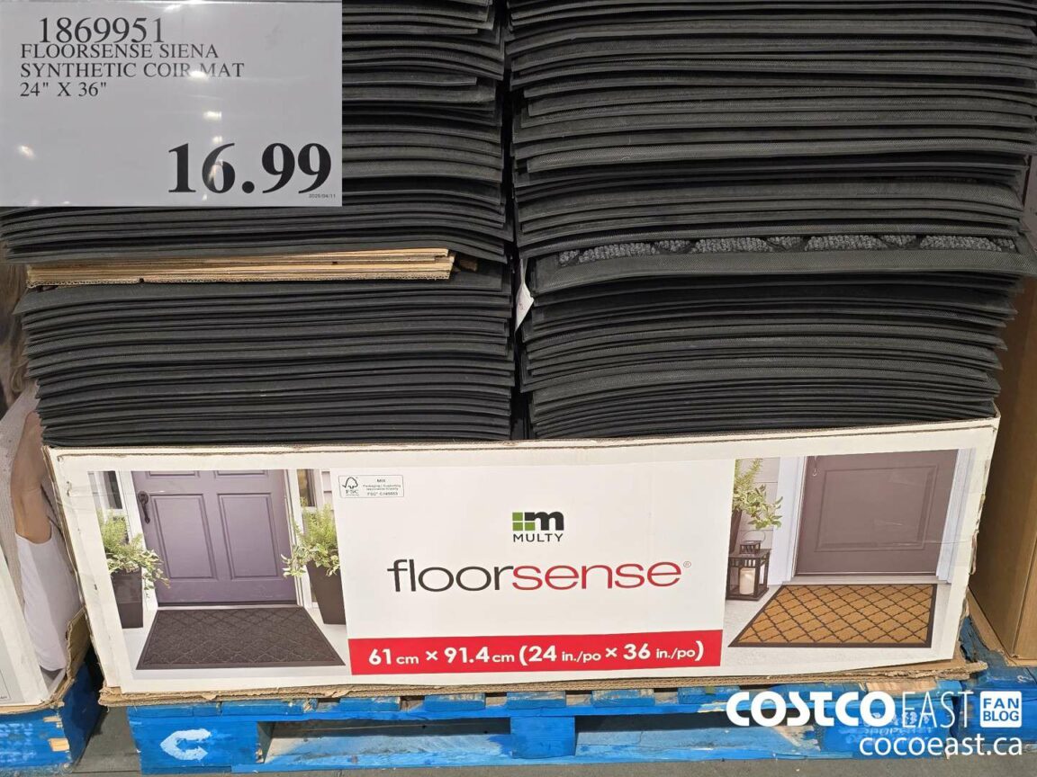 1869951 FLOORSENSE SIENA SYNTHETIC COIR MAT 24 X 36 16 99 - Costco East ...