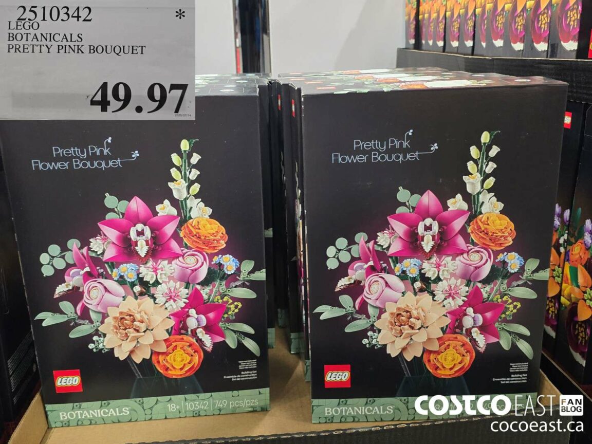 2510342 LEGO BOTANICALS PRETTY PINK BOUQUET 49 97 - Costco East Fan Blog