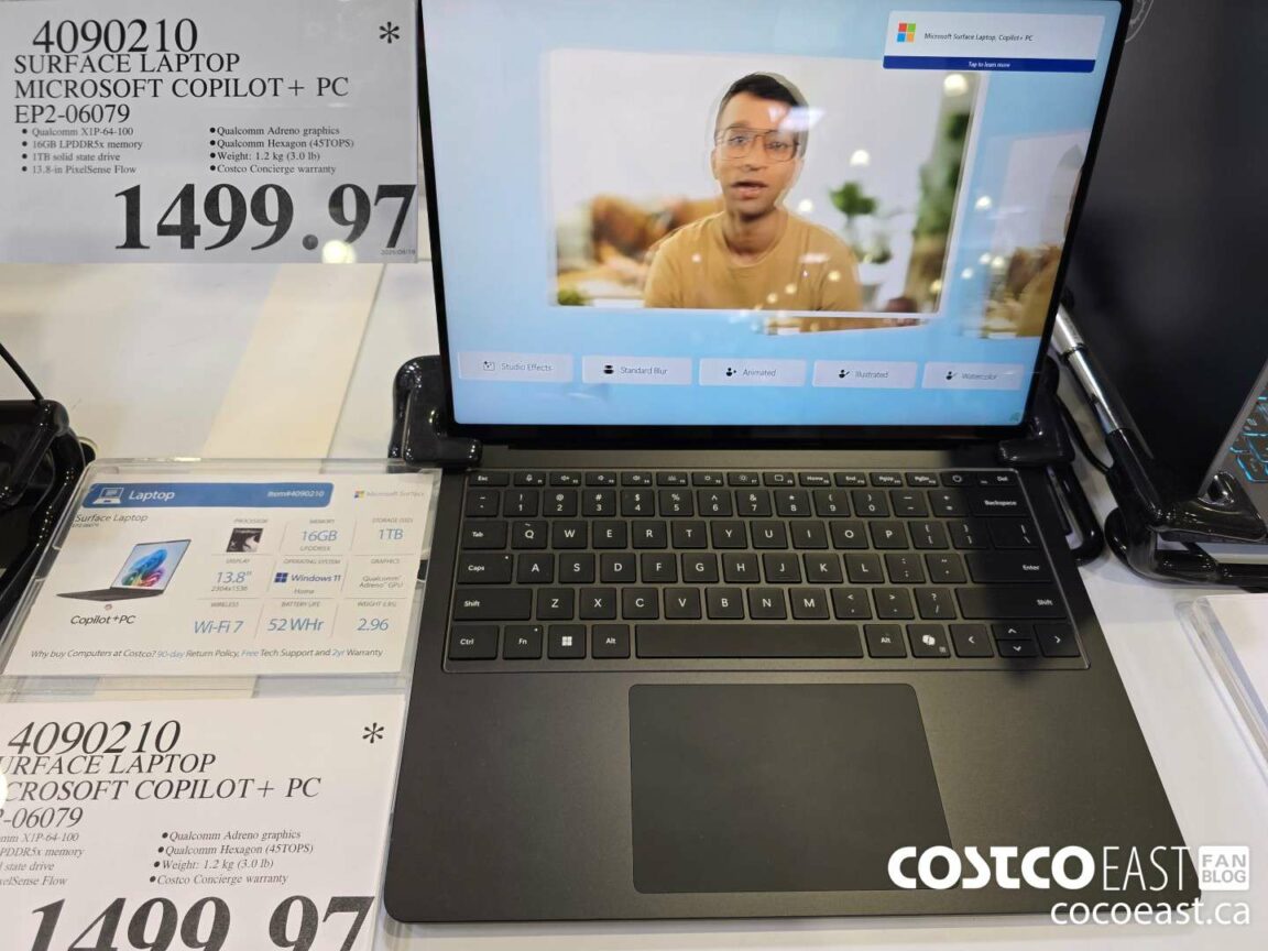 4090210 SURFACE LAPTOP MICROSOFT COPILOT PC EP2 06079 1499 97 - Costco ...
