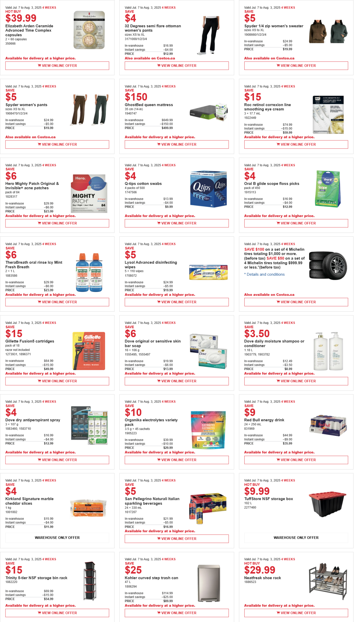 Costco sales & Flyer sales July 28th - Aug 3rd 2025 – Ontario ...