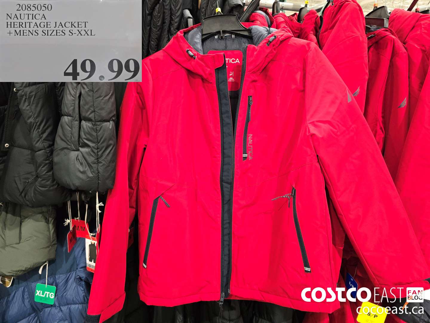 2085050 NAUTICA HERITAGE JACKET MENS SIZES S XXL 49 99 - Costco East ...