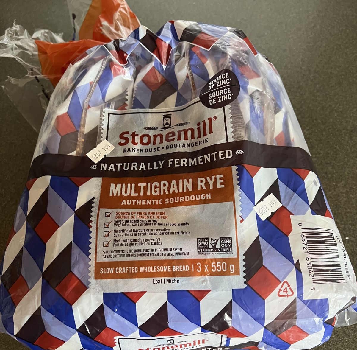 Stonemill Naturally Fermented Multigrain Rye Bread Review - Costco East ...