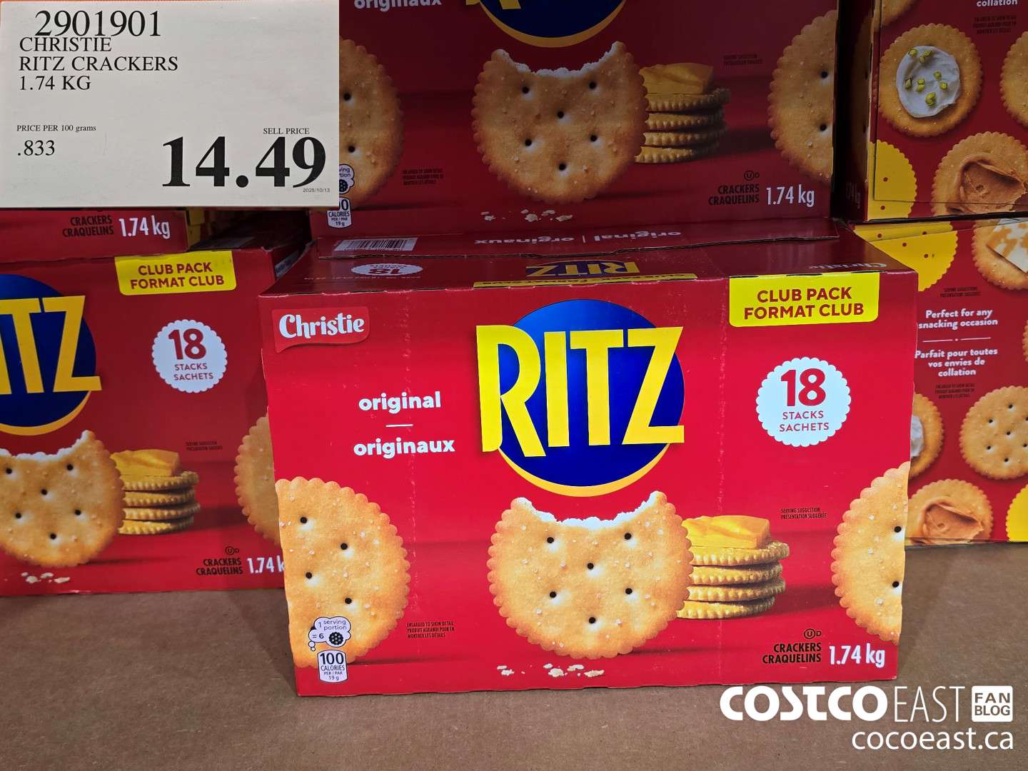2901901 CHRISTIE RITZ CRACKERS 1 74 KG 14 49 - Costco East Fan Blog