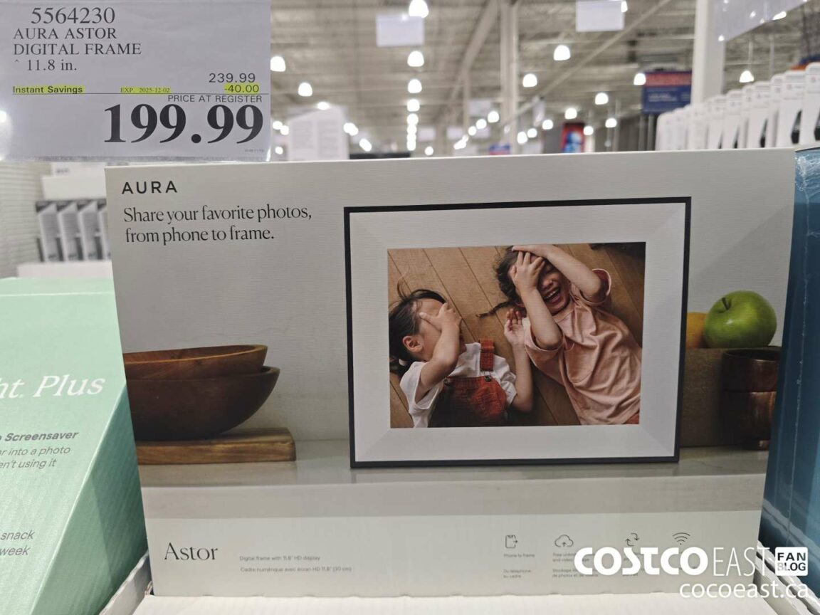 5564230 AURA ASTOR DIGITAL FRAME 11 8 IN 40 00 INSTANT SAVINGS EXPIRES ON 2025 12 02 199 99 ...