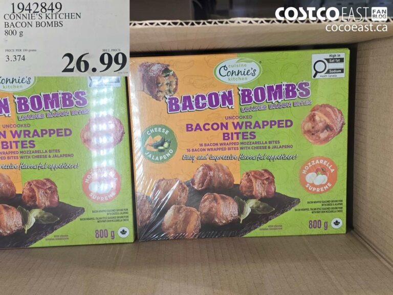 1942849 CONNIE S KITCHEN BACON BOMBS 800 g 26 99 - Costco East Fan Blog